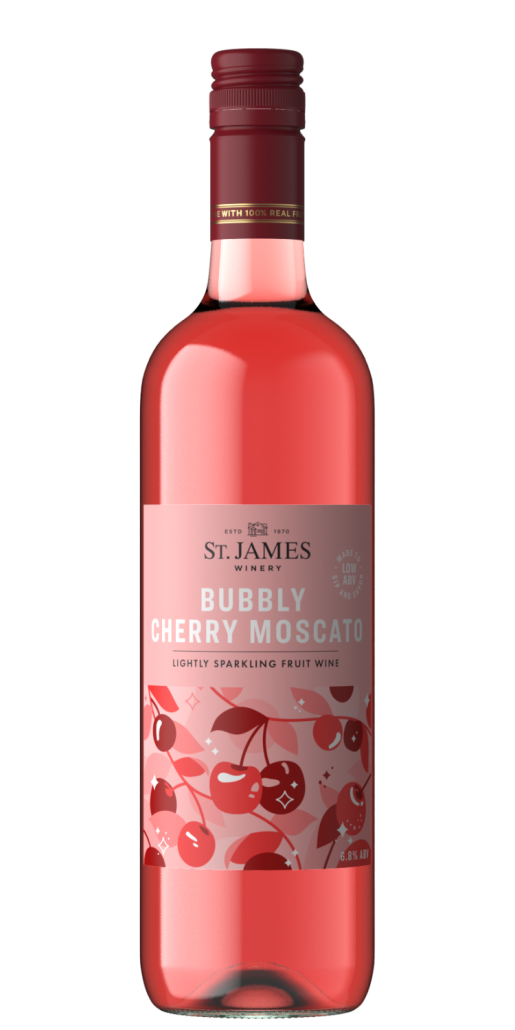 Bubbly Cherry Moscato - St. James Winery